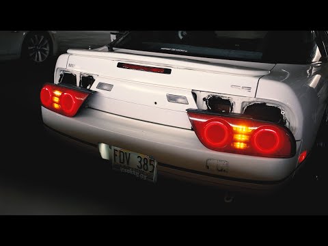 DIY FULL LED Nissan 240sx S13 Type X Taillight Pt.1 ~ Sequential Turn Signal