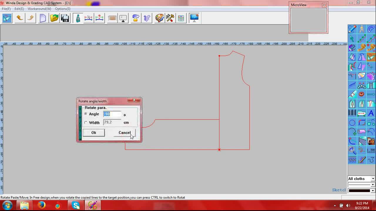 Basic Operation Of Winda CAD - Tutorial 1 (Garment Pattern Making Soft)