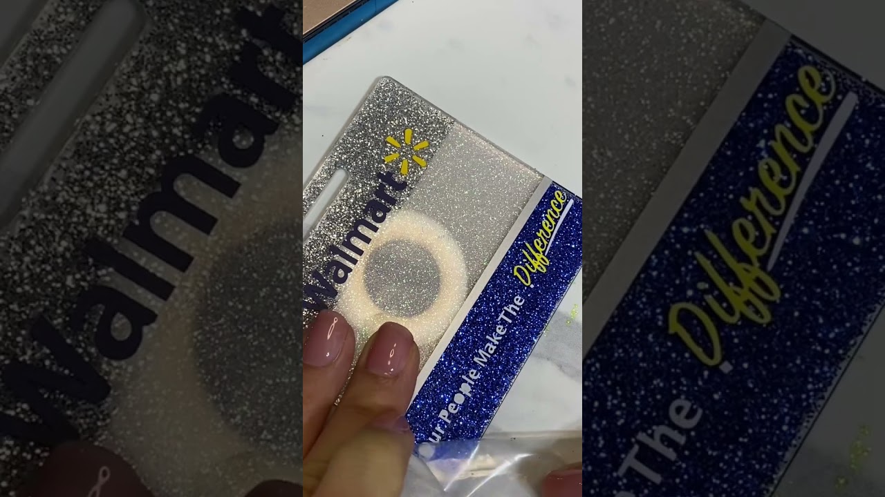 These #custom name tags seem to be very #popular 😍 #walmart #work #worklife #uvresin #resinrockers