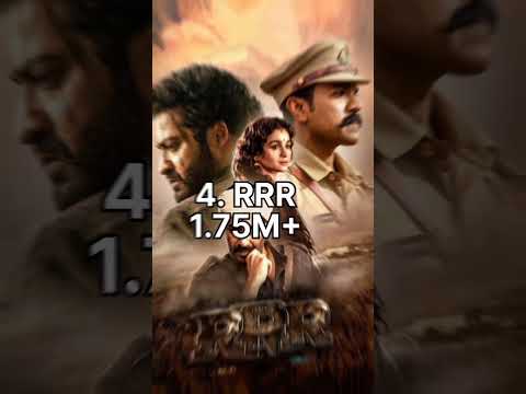 TOP 5 MOVIE WITH HIGHEST INTEREST ON BOOK MY SHOW #rrr #jrntr #ramcharan#prabhas#yash #vikram#short