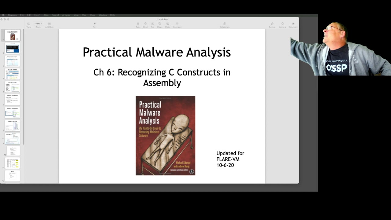 CNIT 126 Ch 6: Recognizing C Constructs in Assembly