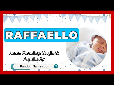 Raffaello - Baby Boy Name Meaning, Origin & Popularity - RandomNames.com