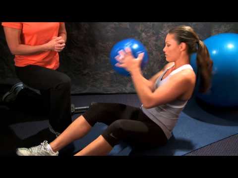 Russian Twists with Medicine Ball