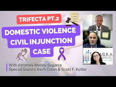 Trifecta Pt.2: Domestic Violence Civil Injunction Cases
