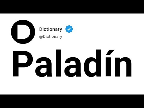 Paladín Significado En Inglés