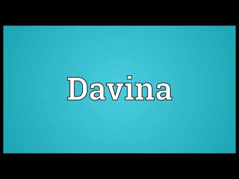 Davina Meaning