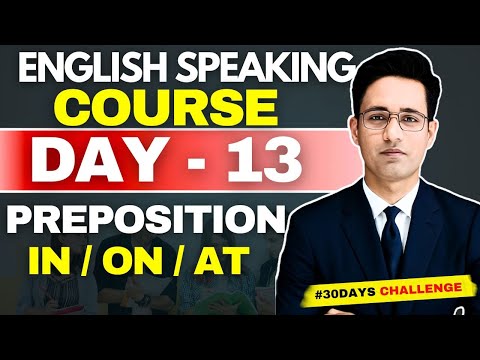 DAY - 13 | PREPOSITION OF TIME | Spoken English Course