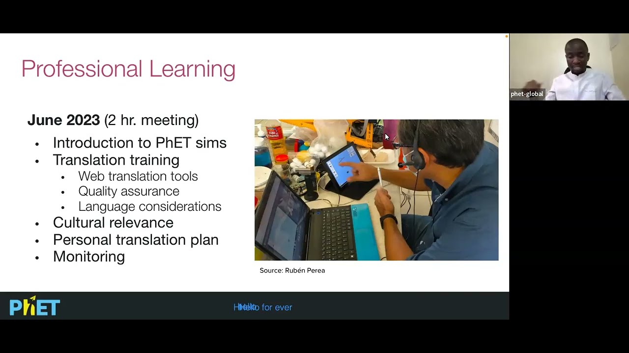 PhET Translator Network - Information Session (April 2023)