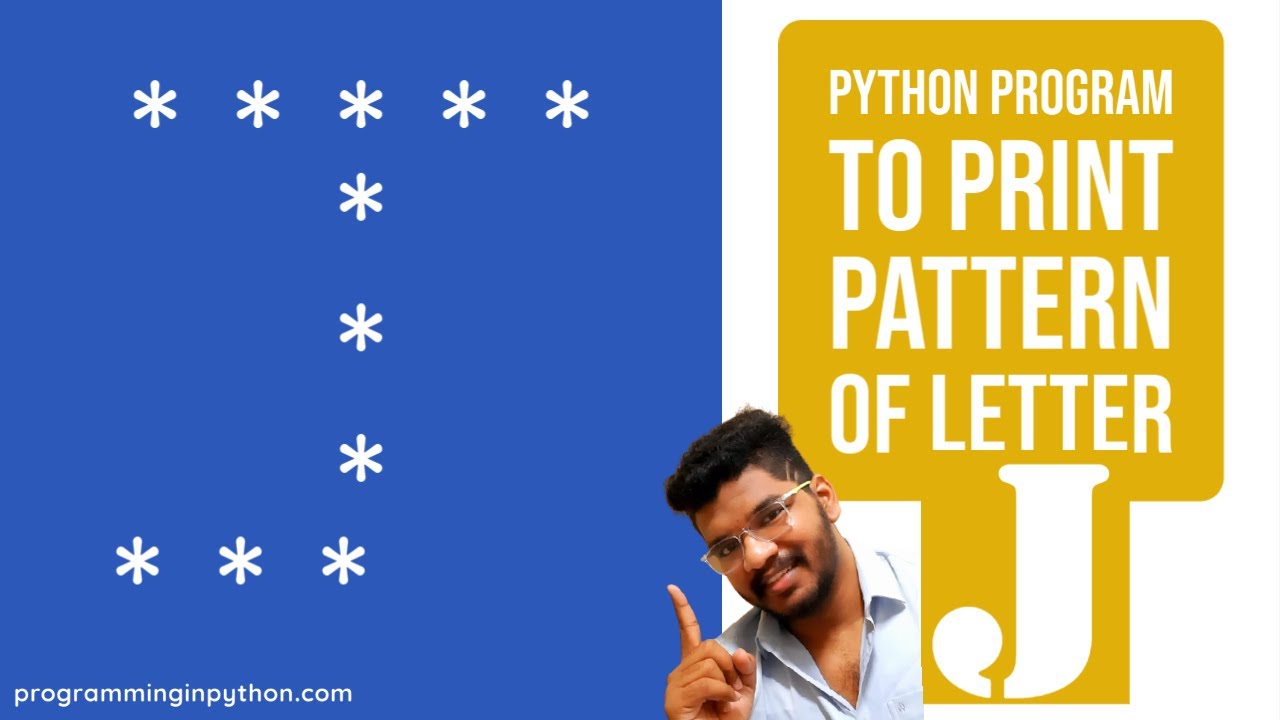 Python Program to Print Pattern of Letter J || Pattern Programming