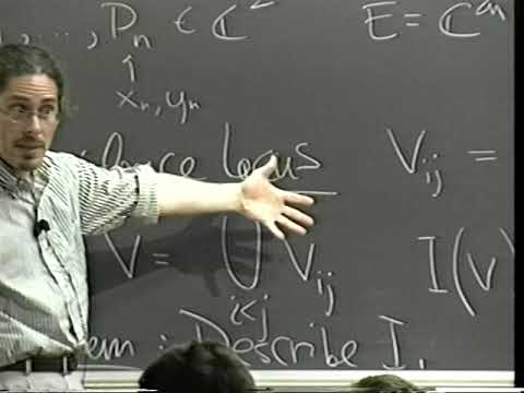The Deep Algebra of Simple Points: A 2002 Lecture by Prof. Mark Haiman (Part 1)