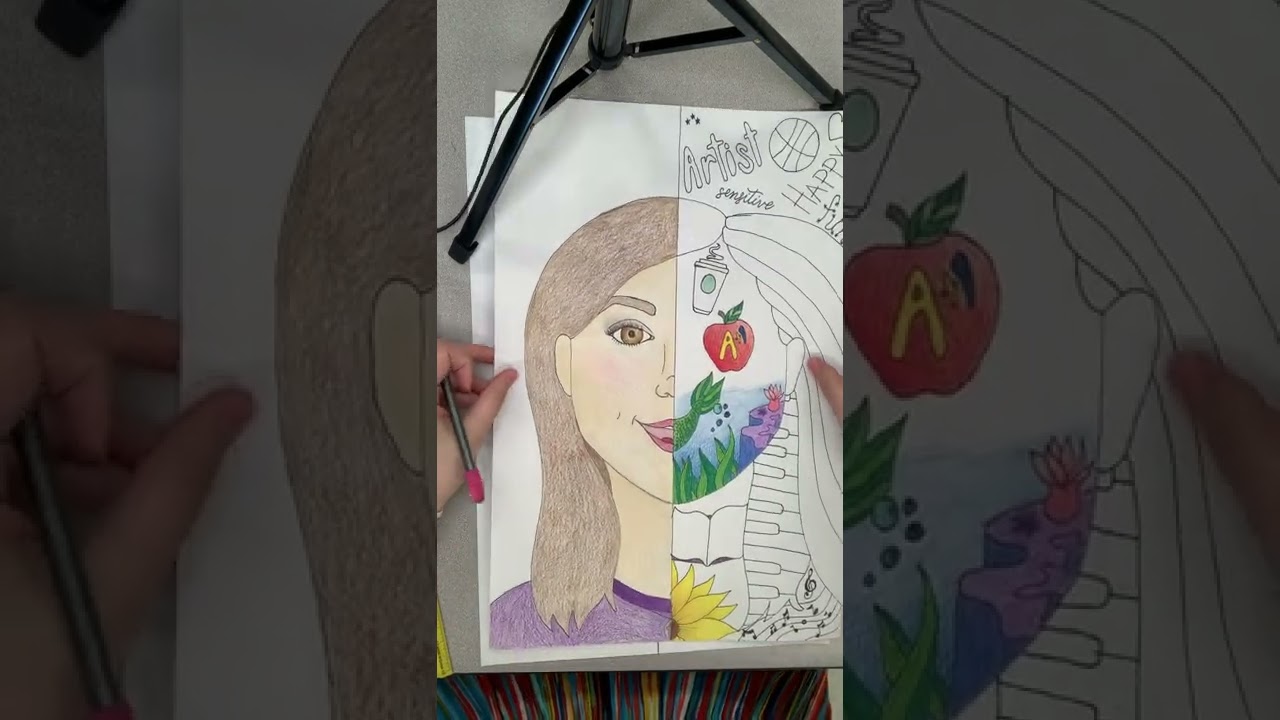 Split Self Portraits part 1