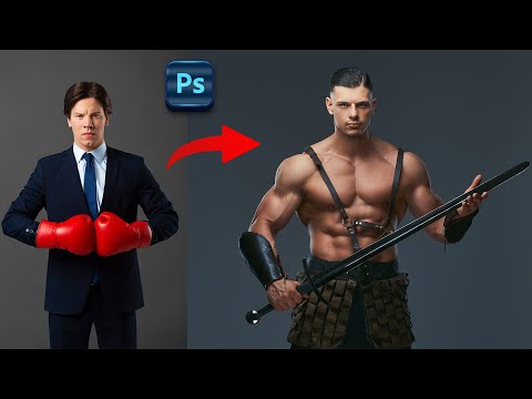 1min Tutorial How to Swap Face in Photoshop