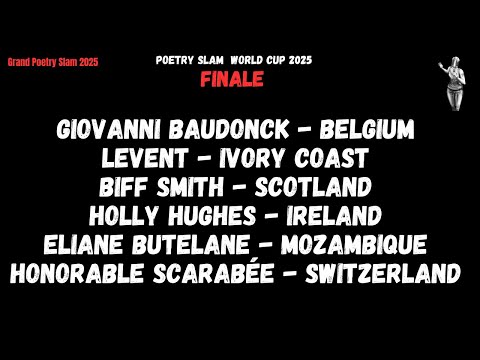 Finale du Poetry Slam World Cup 2025
