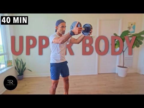 40 MIN Upper Body Workout - burn calories, with weights