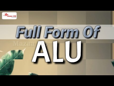 full form of ALU | ALU stands for | ALU Means | Information Technology | Mazaa 108 | #Mazaa108