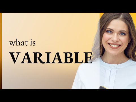 Understanding the Phrase "Variable" in English