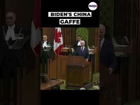 Joe Biden Applauds China Instead Of Canada In Latest Gaffe, Video Is Viral Now #shorts