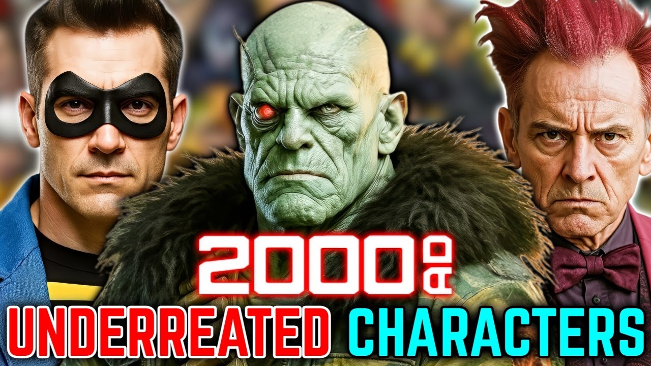 10 Deadly, Underrated 2000 AD Characters — Who Outshines Judge Dredd?