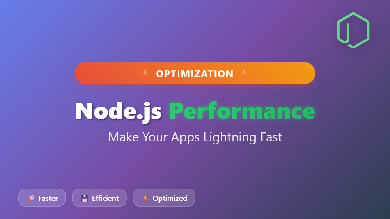 ⚡️Node.js Performance Optimization: Boost Your App's Speed & Efficiency!