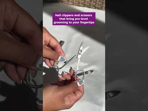 Precision at your fingertips with our German-engineered nail clippers and scissors ✂️