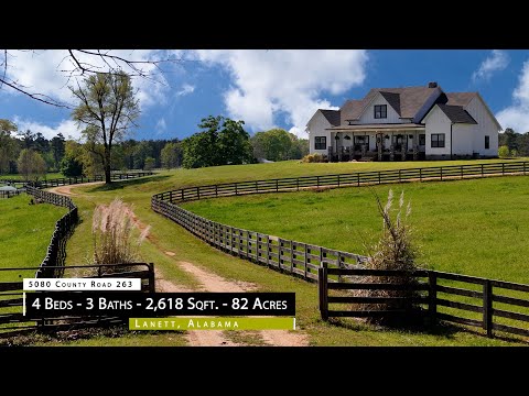 Real Estate Video Tour: 5080 County Road 263 Lanett, AL - Amanda Walker