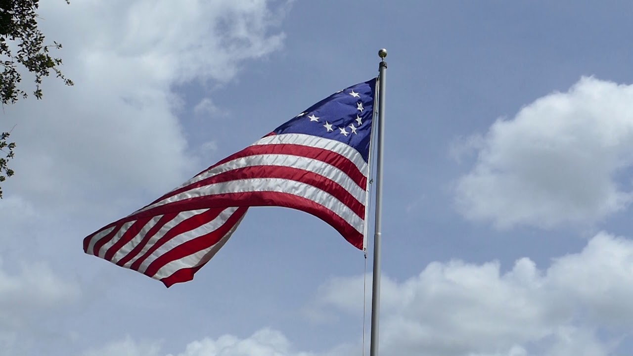 Betsy Ross Slo Mo Flag Flying