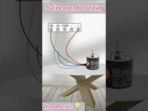 encoder wiring#shorts #electrician