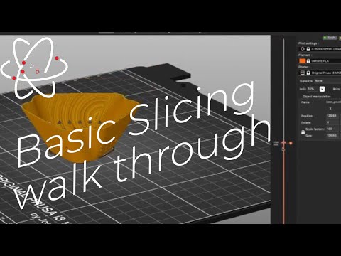Basic slicing in prusaSlicer tutorial