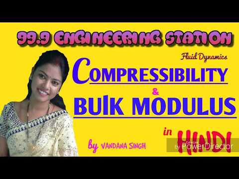 GATE Lecture Notes!Compressibilty and Bulk modulus in hindi