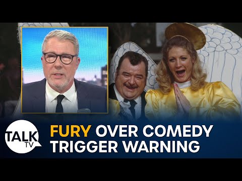 talkTV: Fury over British classic comedy ‘trigger warning’ – Ian ...