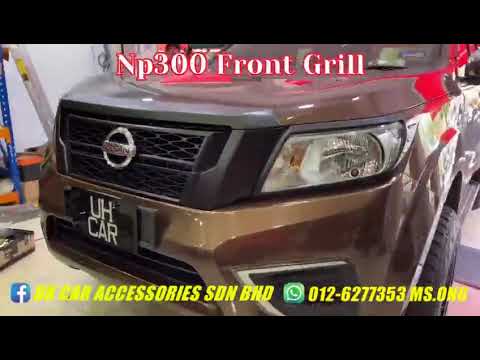 Nissan Navara Np300 Front Grill Grille Bonnet Trim