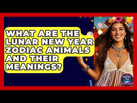 What Are The Lunar New Year Zodiac Animals And Their Meanings? - We Go To Festivals