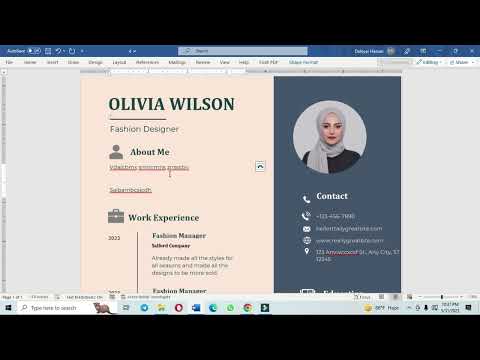 Canada CV Format Download