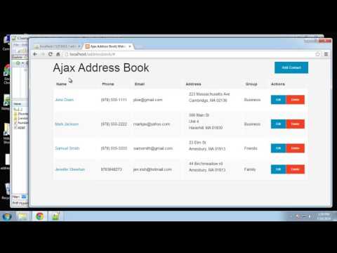Learn Learn How to Create an Address Book Using PHP and MySQL Part 4 - Mind Luster