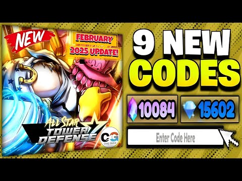 ????⚡FEBRUARY CODES!⚡????✨ ALL STAR TOWER DEFENSE CODES 2025✨ | CODES FOR ALL STAR TOWER DEFENSE | ASTD