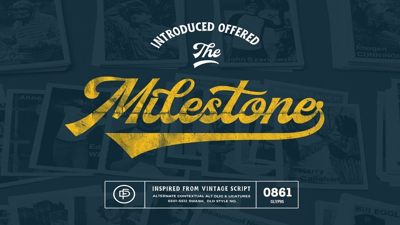 Milestone Script Font Free Download