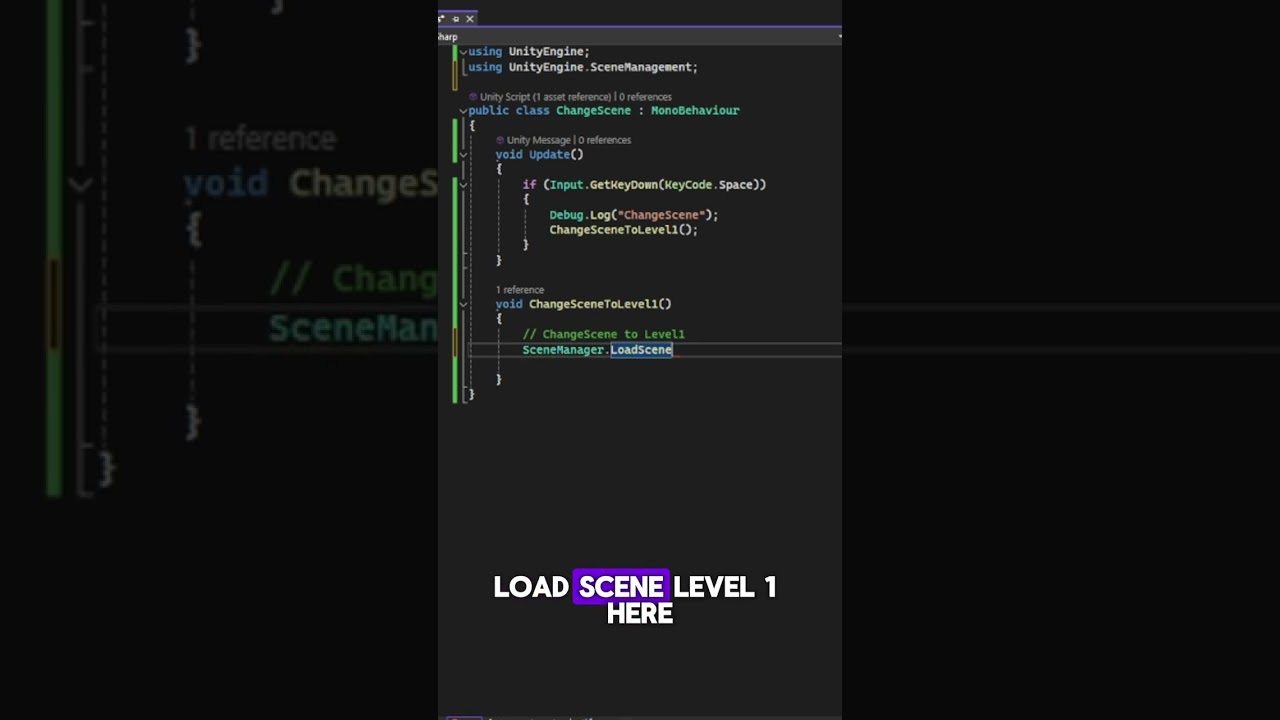 How to Change Scenes In Unity
