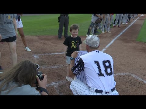 4-year-old girl battling leukemia hits ‘Home Run for Life’ at South Bend Cubs game
