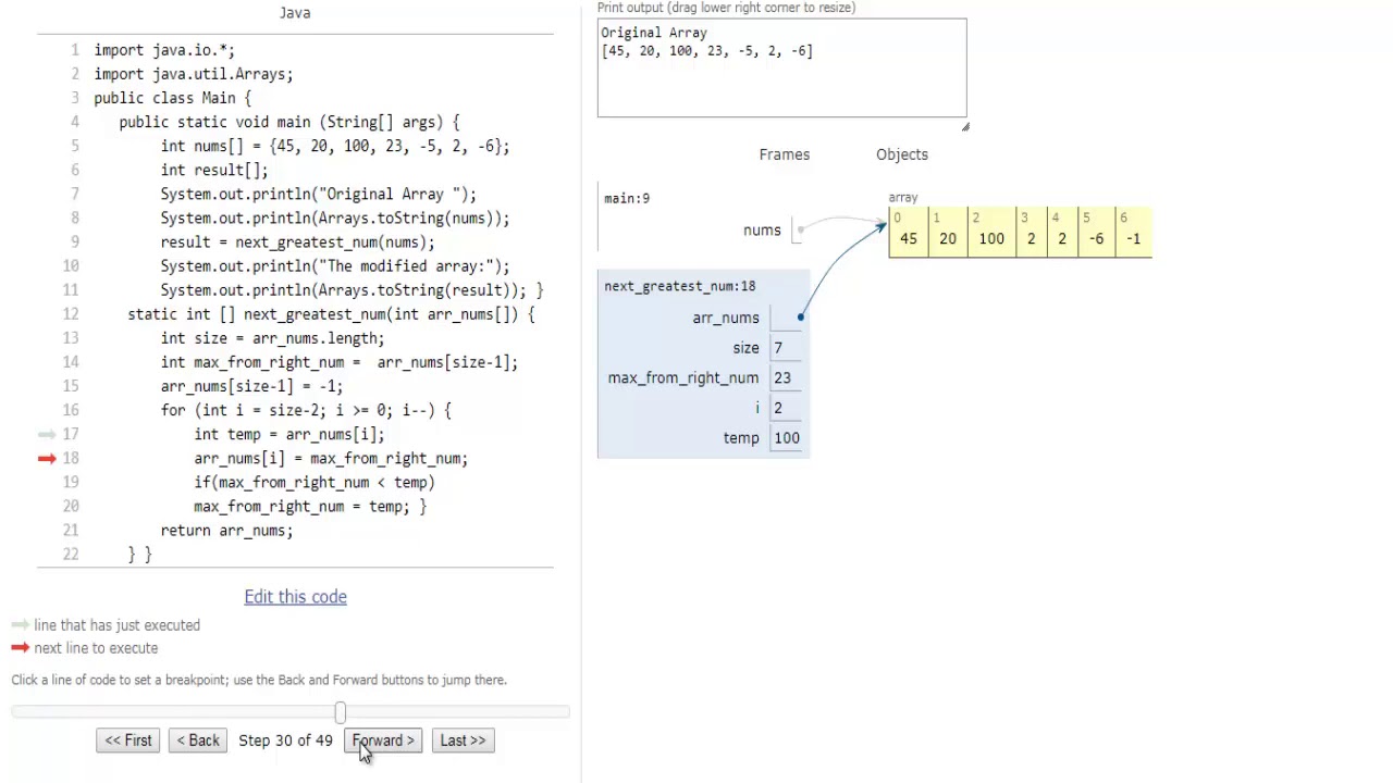 w3resource.com: Java Array Exercise-53
