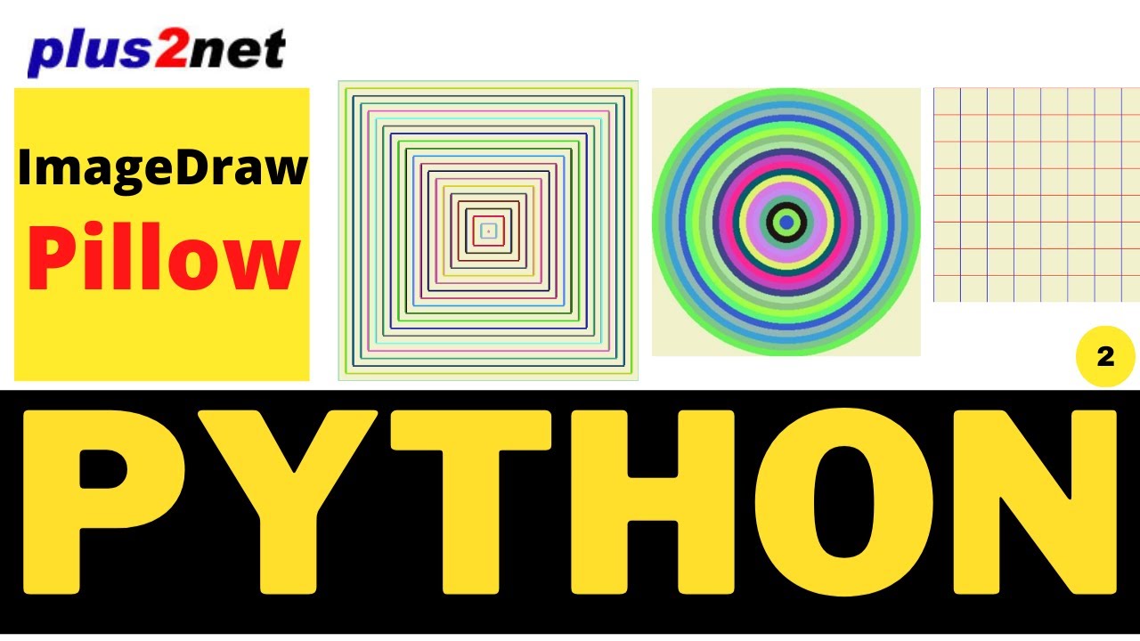 Add line, rectangle, arc, circles to images using Pillow ImageDraw