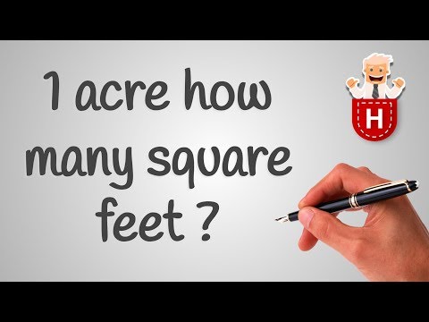 1 acre how many square feet