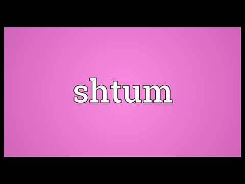 Shtum Meaning