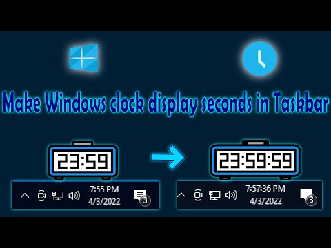 Make Windows Clock Show Seconds in Taskbar with THIS Trick!