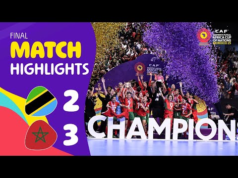 Tanzania 2-3 Morocco | WAFCON Futsal 2025 | Final Match