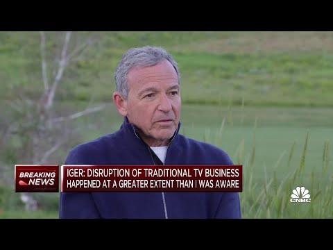 Disney CEO Bob Iger on linear TV: Disruptive forces are greater than I thought