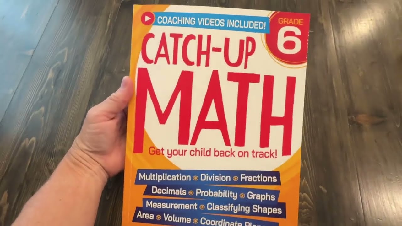 6th Grade Math Catch-Up Workbook | Boost Skills in Decimals, Algebra & More