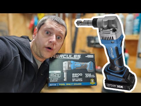 Best Of Harbor Freight! Hercules Nibbler Review!