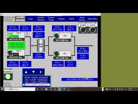 Lead Lag Control For 2 Compressors