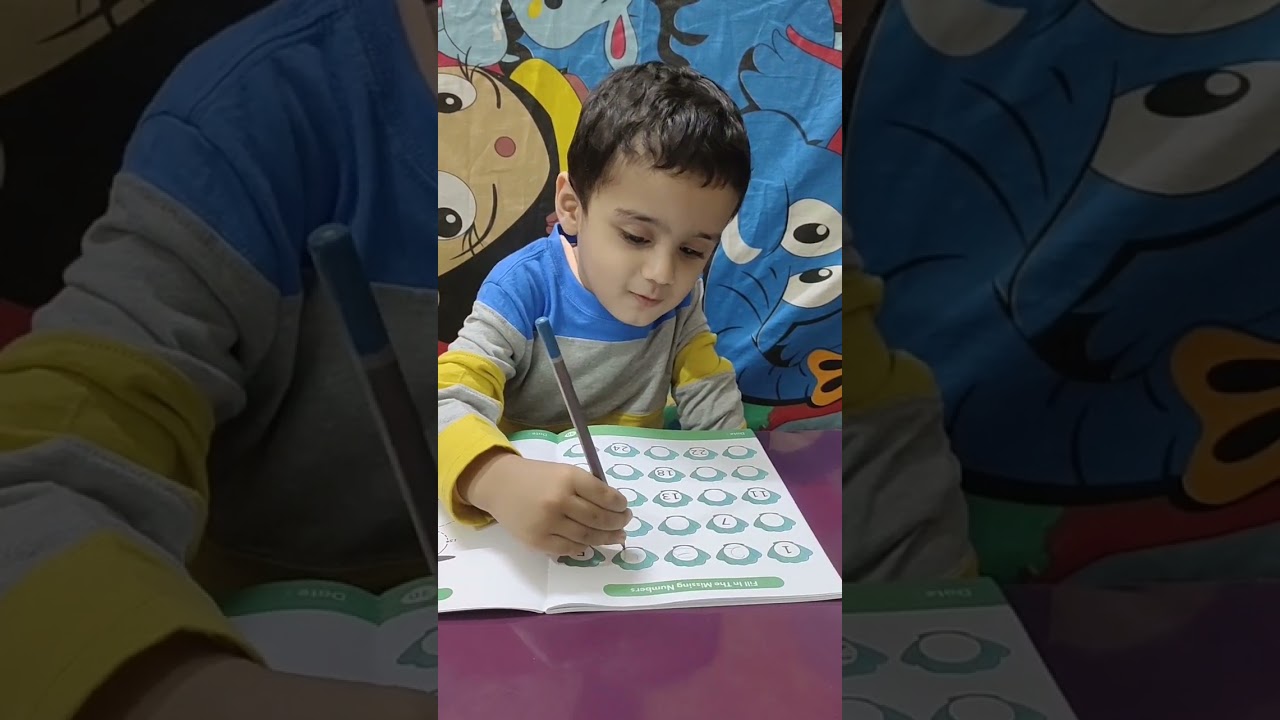 Write the Missing Numbers #worksheets#missingnumber#series#numerals#mathsactivity#shorts