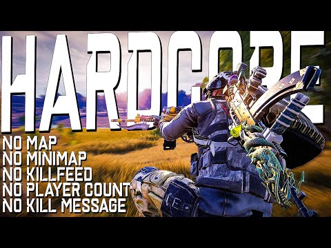 HARDCORE PUBG IS CRAZY - NO MAP, NO KILLFEED, NO PLAYER COUNT!